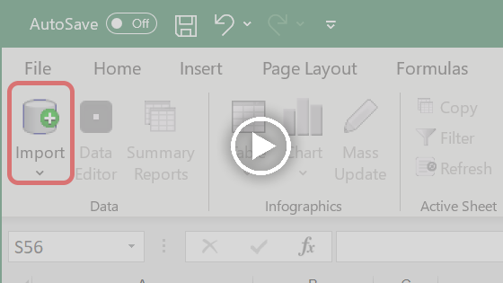 Help Pane Excel Data